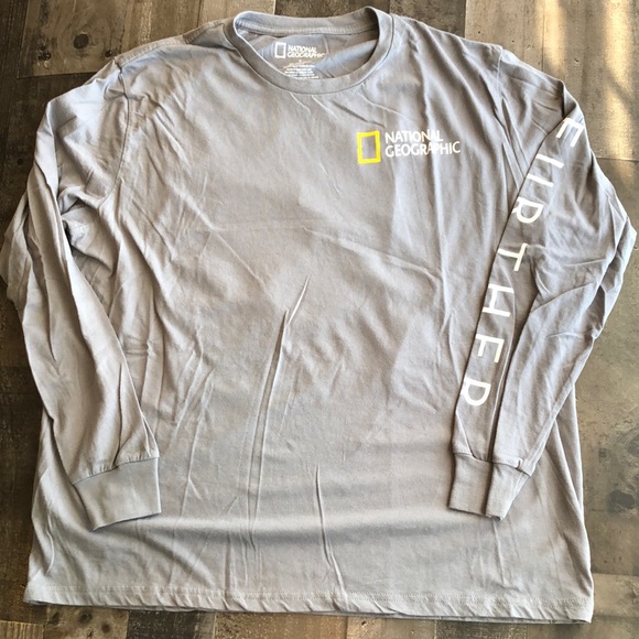 National Geographic | Shirts | National Geographic Long Sleeve Graphic ...